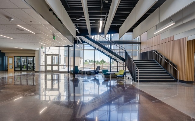 Severance High School Sampson Construction General Contractor Nebraska Colorado Wyoming