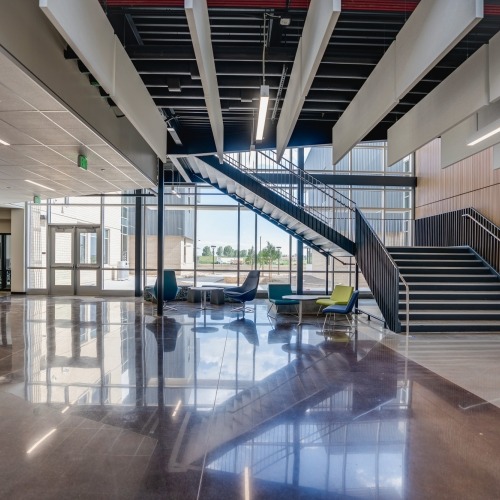 Severance High School Sampson Construction General Contractor Nebraska Colorado Wyoming