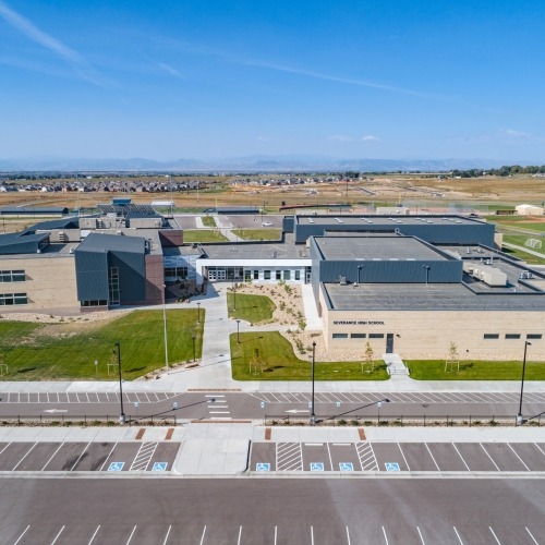Severance High School Sampson Construction General Contractor Nebraska Colorado Wyoming